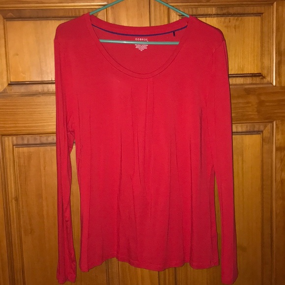 George | Tops | Preowned Womans Size Xl 618 Red George Shirt | Poshmark
